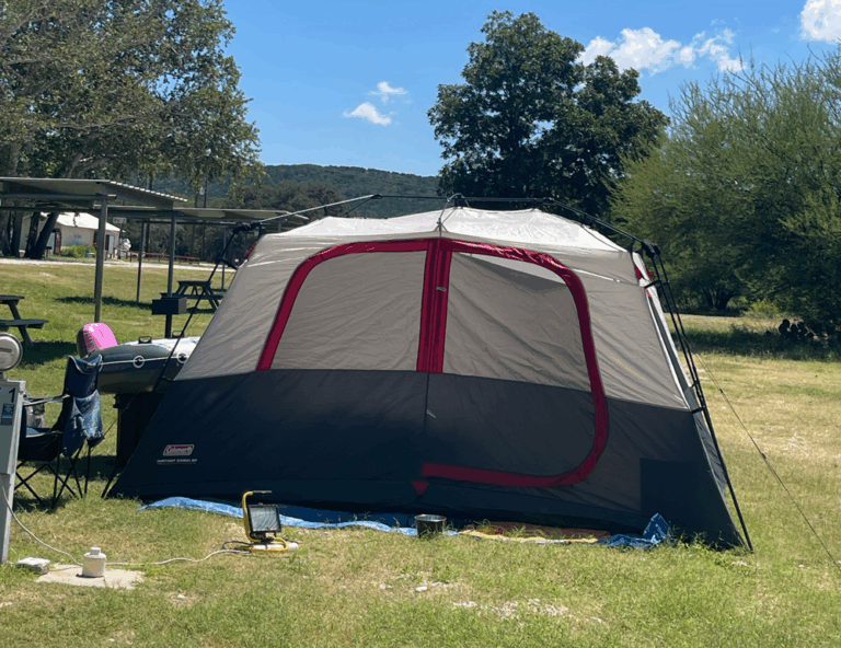 Tent Camping on the Frio River – Camp Riverview TX